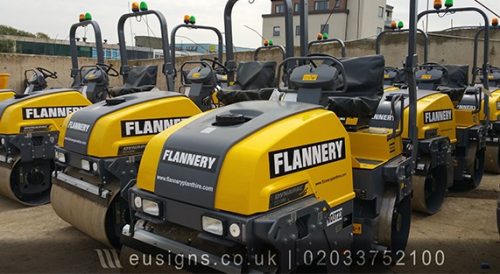 FLANNERY ATLAS COPCO ROLLER SIGNWRITING | Commercial & Safety Signs ...