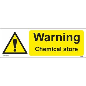 Warning Chemical Store Sign | Commercial & Safety Signs - High Quality ...