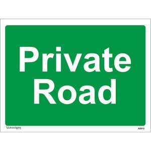 Private Road Sign | Commercial & Safety Signs - High Quality Printed Signs