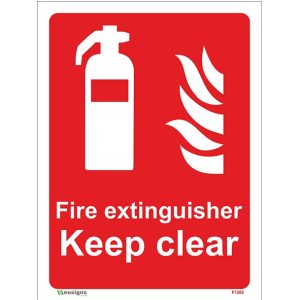 Fire Extinguisher Keep Clear Sign | Commercial & Safety Signs - High ...