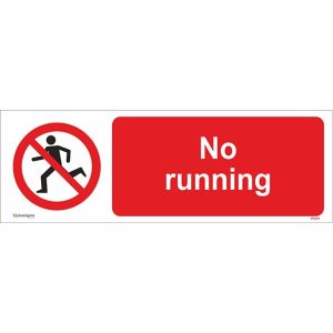 No Running Sign | No Running Safety Sign: EU Signs