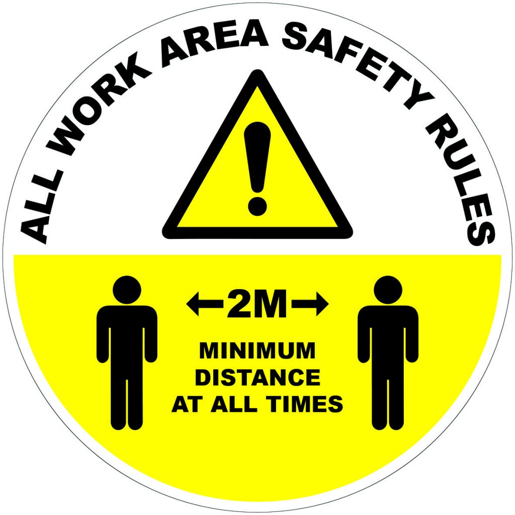 All Work Area Safety Rules signs buy from UK Store