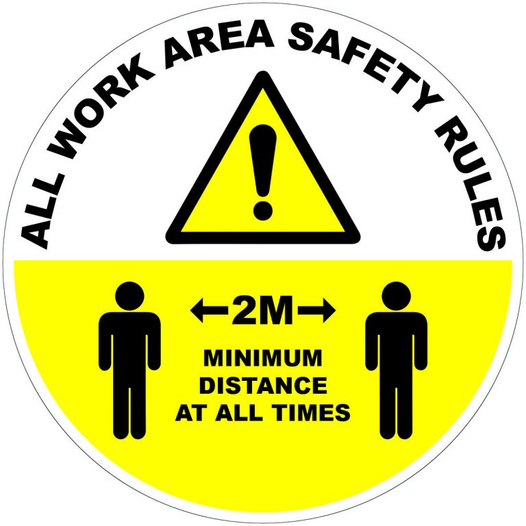 All Work Area Safety Rules signs buy from UK Store