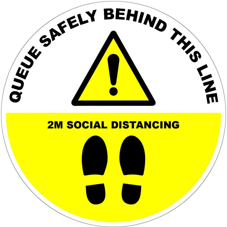 Queue Safely Behind This Line