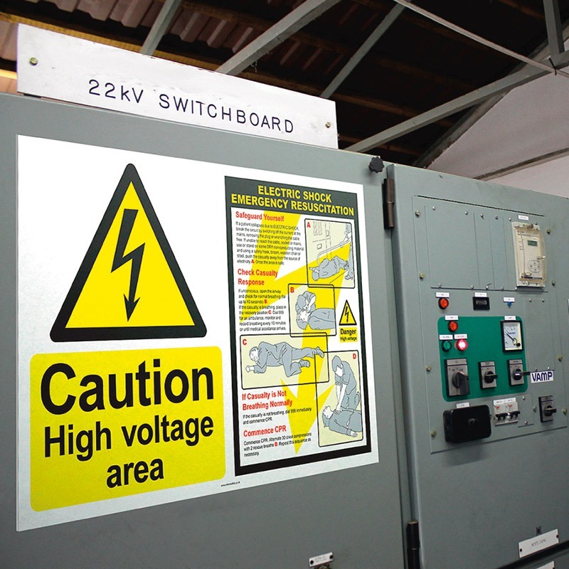 Electrical Hazard Signs | UK Safety Signs BS 5499 & ISO 7010
