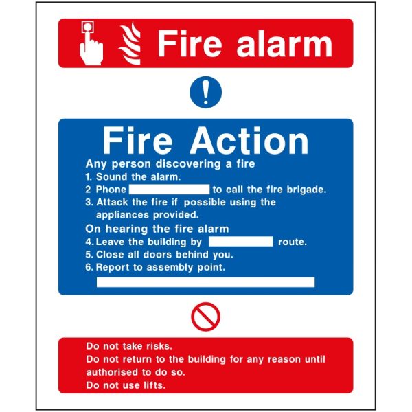 Fire Alarm Sign | Fire Action Signs | Fire Signs | Buy Safety Signs Online