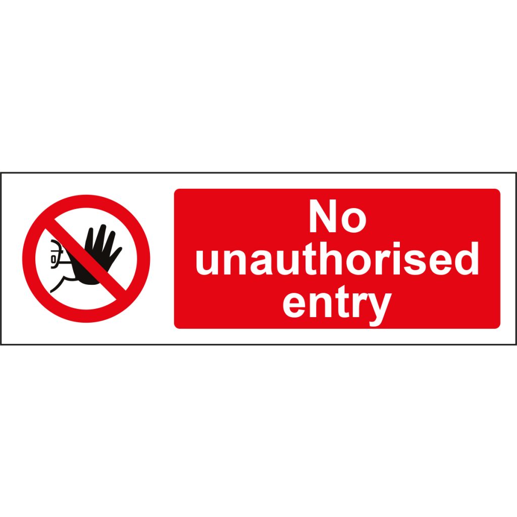 Access Restriction Signs | Authorised Access Only Signs UK