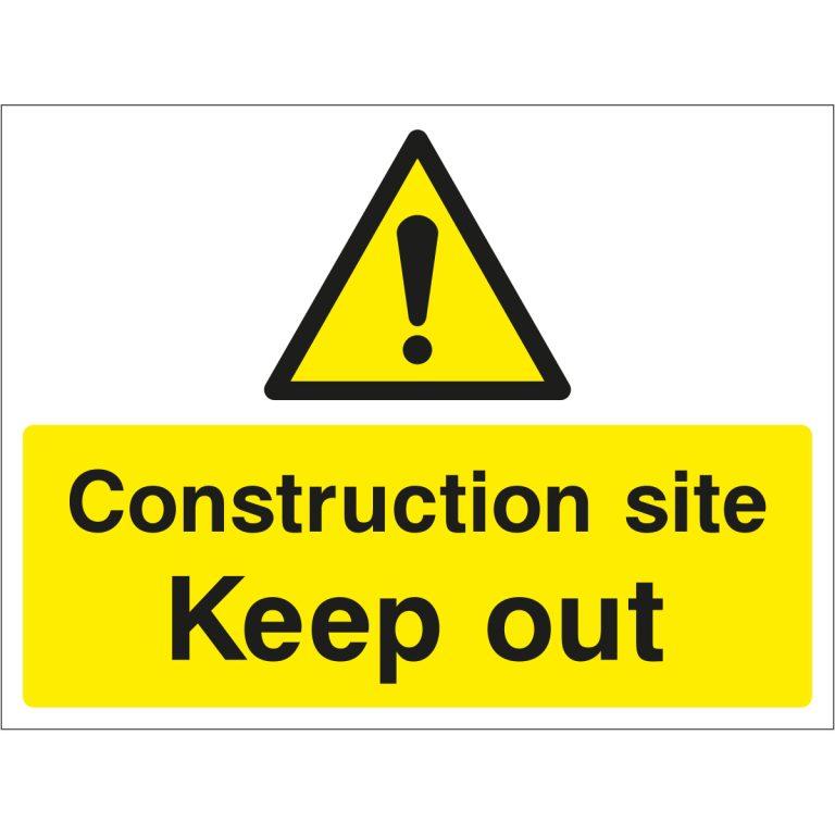 Construction Site Keep Out Sign | Commercial & Safety Signs - High ...