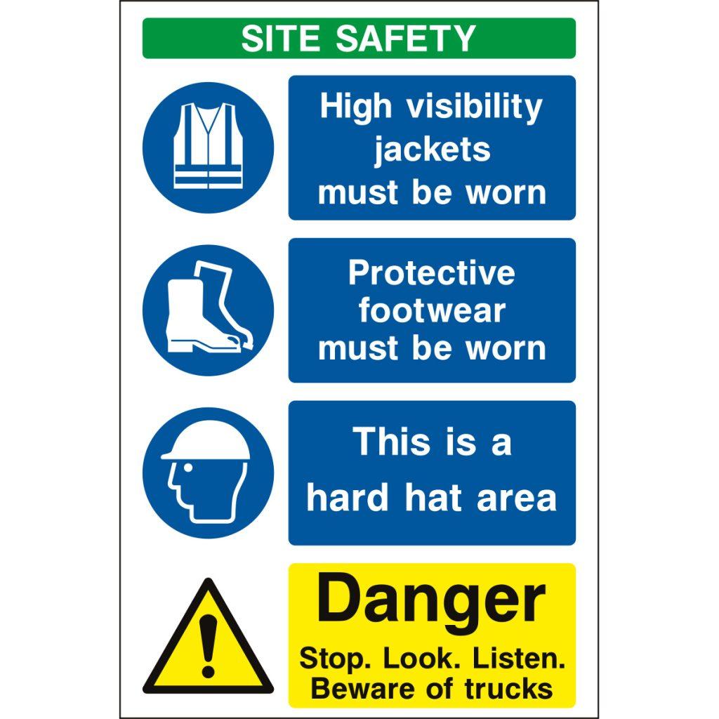 Construction site safety sign F | Commercial & Safety Signs - High ...