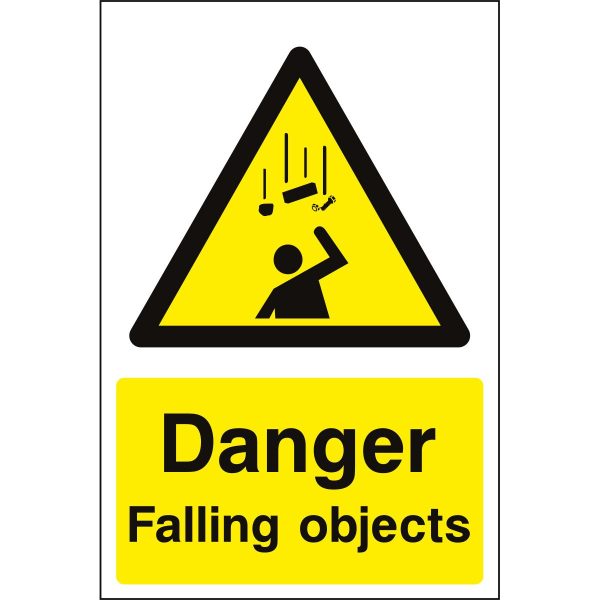 Danger Falling Objects Sign | Commercial & Safety Signs - High Quality ...
