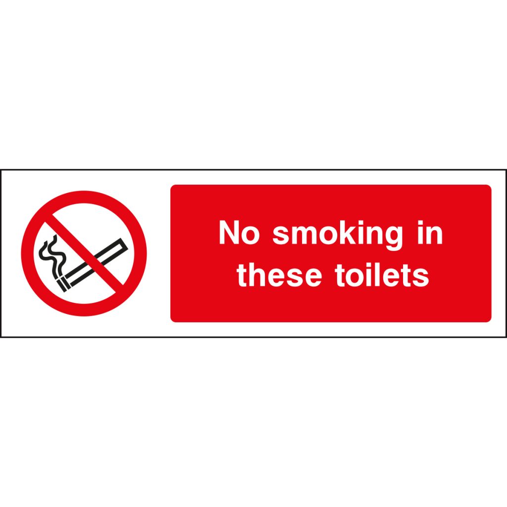 No Smoking In These Toilets | Commercial & Safety Signs - High Quality ...