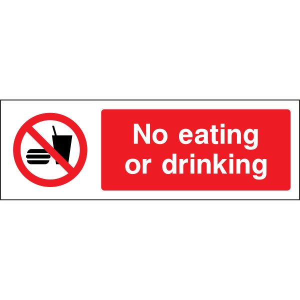 No Eating Or Drinking Sign | Commercial & Safety Signs - High Quality ...