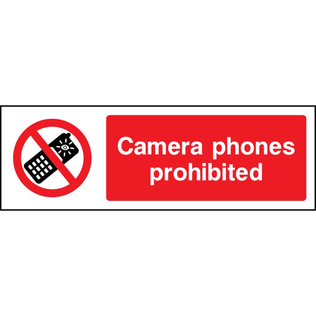 Camera Phones Prohibited Sign | Commercial & Safety Signs - High ...