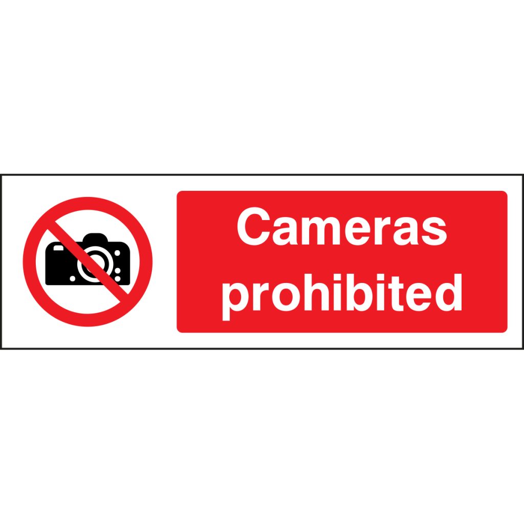 Cameras Prohibited Sign | Commercial & Safety Signs - High Quality ...