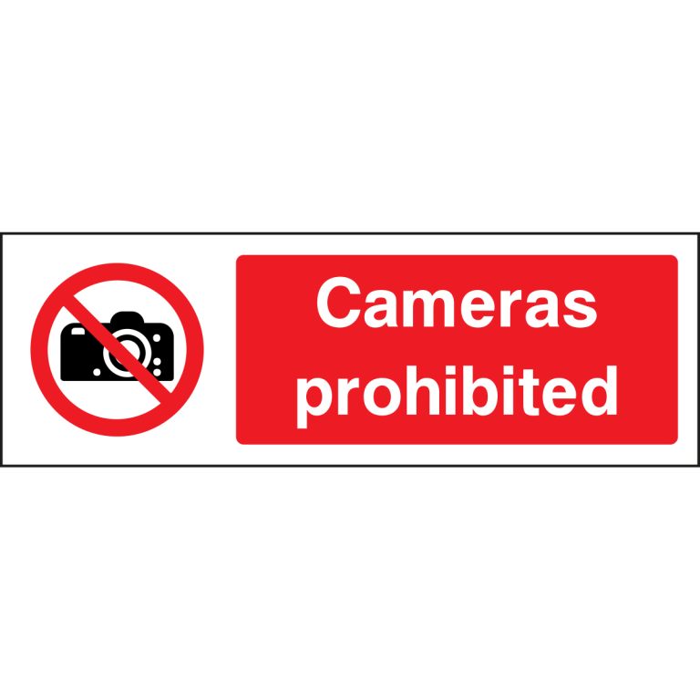 Cameras Prohibited Sign | Commercial & Safety Signs - High Quality ...