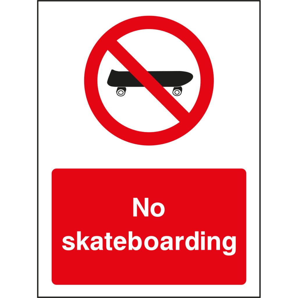 No Skateboarding Sign | Commercial & Safety Signs - High Quality ...