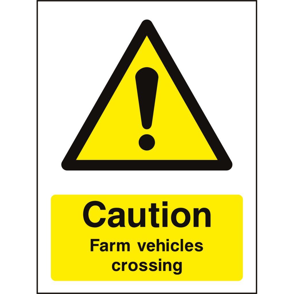 Caution Farm Vehicles Crossing Sign | Commercial & Safety Signs - High ...