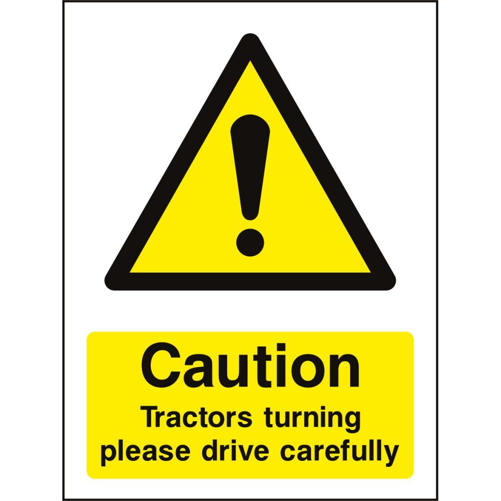 Caution Farm Vehicles Crossing Sign | Commercial & Safety Signs - High ...