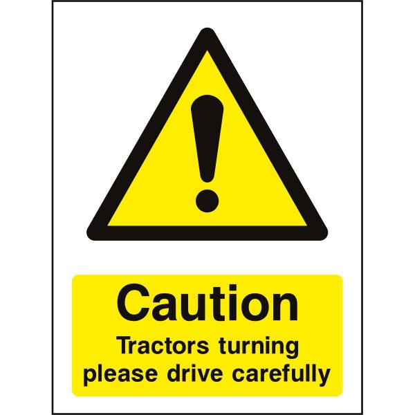Caution Farm Vehicles Crossing Sign | Commercial & Safety Signs - High ...