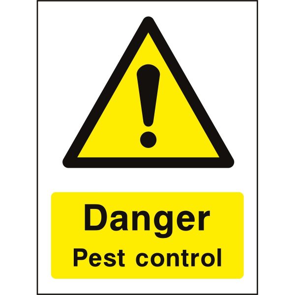 Danger Pest Control Sign | Commercial & Safety Signs - High Quality ...
