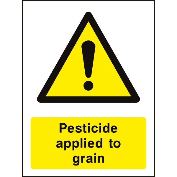 Pesticide Applied To Grain Sign | Commercial & Safety Signs - High ...