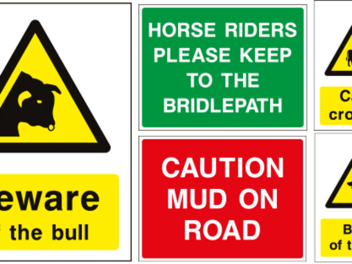 Agricultural Sign Templates