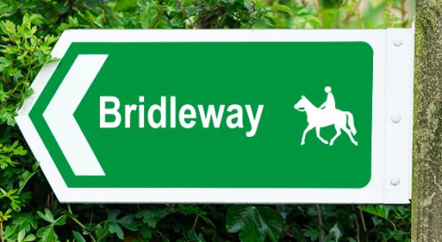 What are the signs for footpath and bridleway? | Commercial & Safety ...