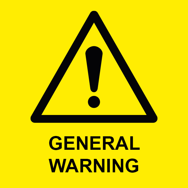 General Warning Signs | UK Compliant Safety Signs