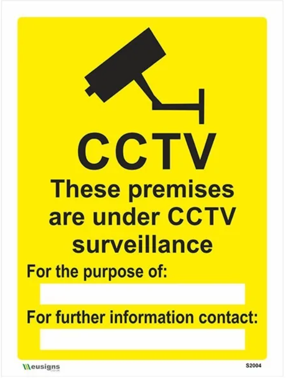 Why should you use CCTV signage? | Commercial & Safety Signs - High ...