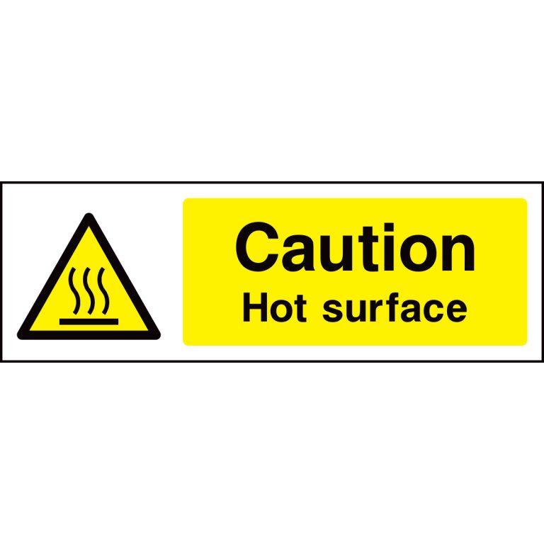 Caution! Hot surface sign | Commercial & Safety Signs - High Quality ...