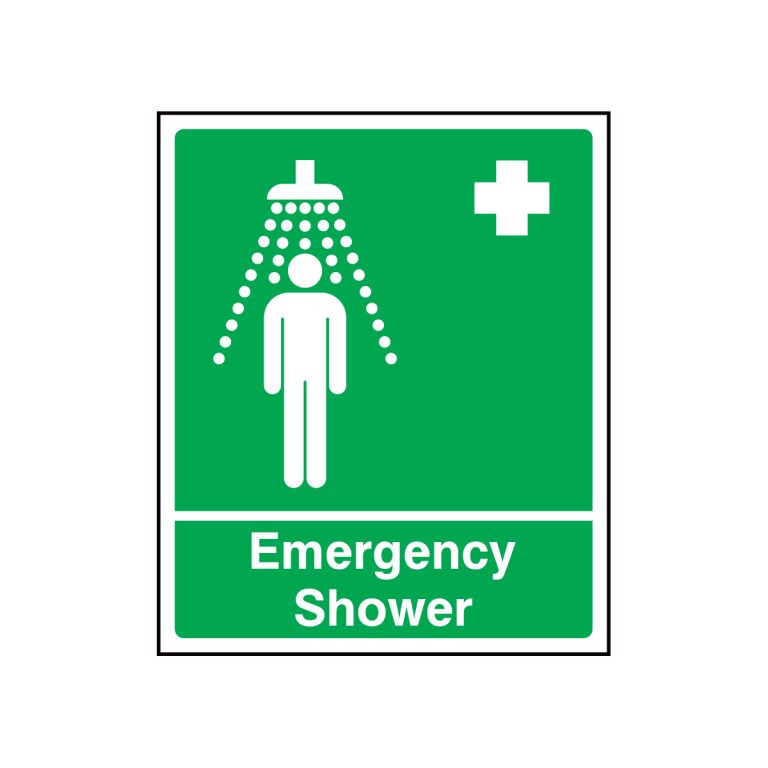 Emergency Shower Sign | Safety Shower Marker | EU Signs