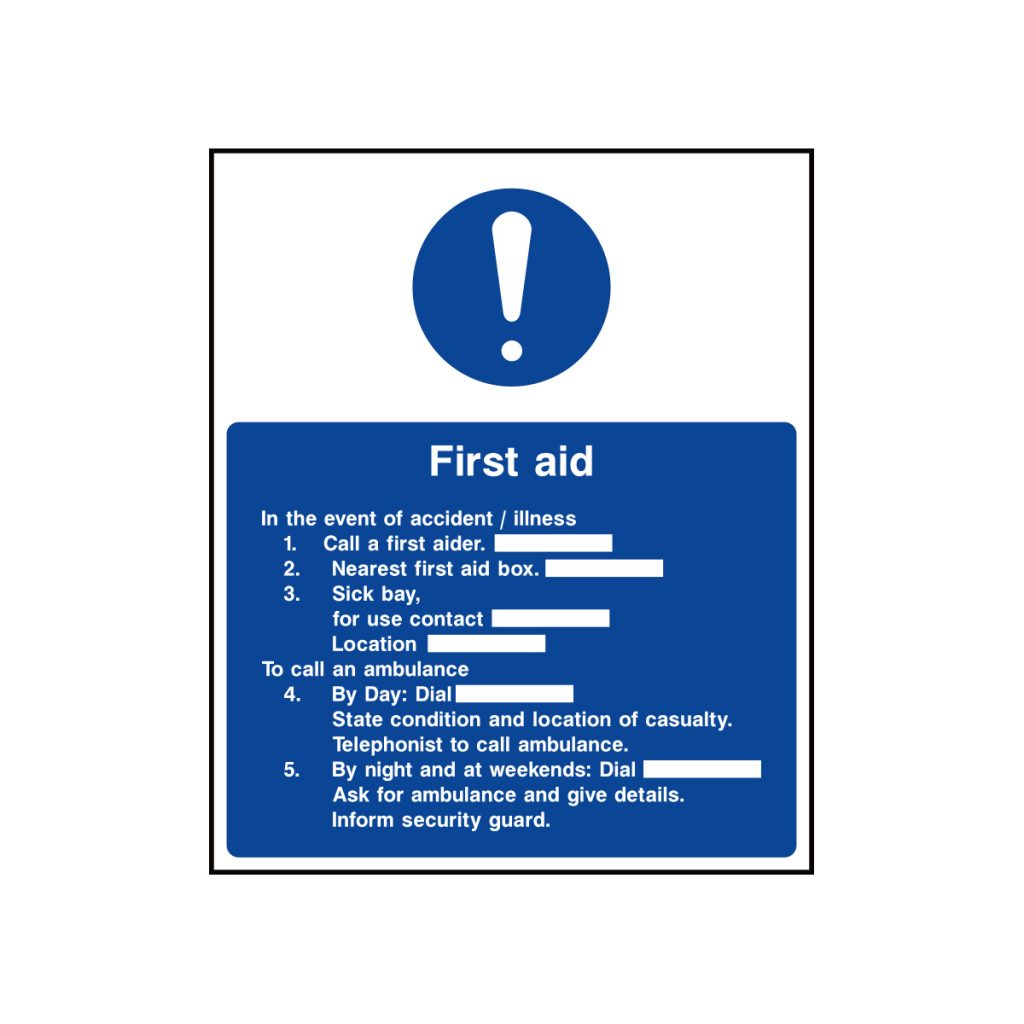 First Aid Information Sign | EU Signs UK