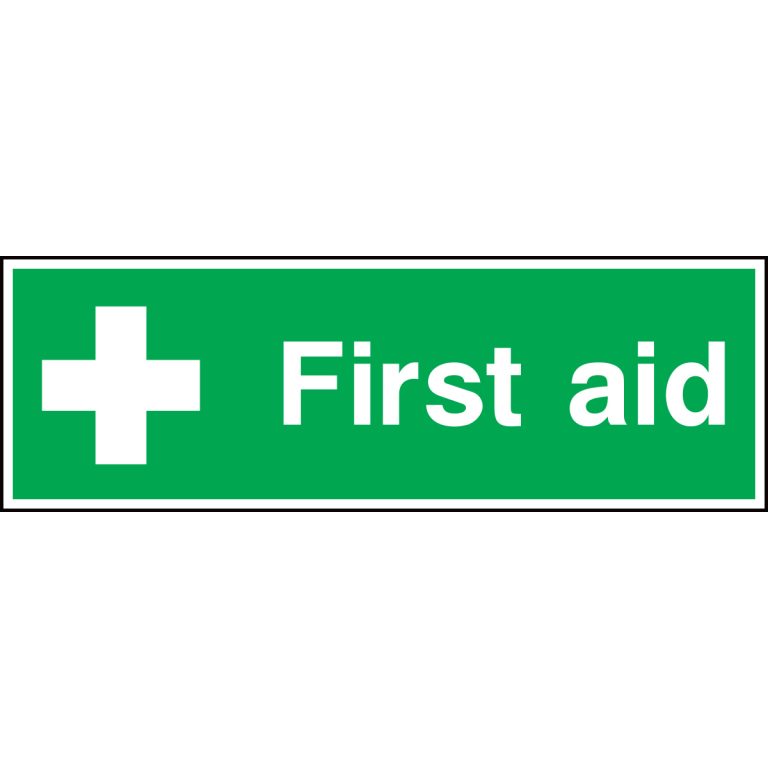 First Aid Sign- Landscape | EU Signs UK