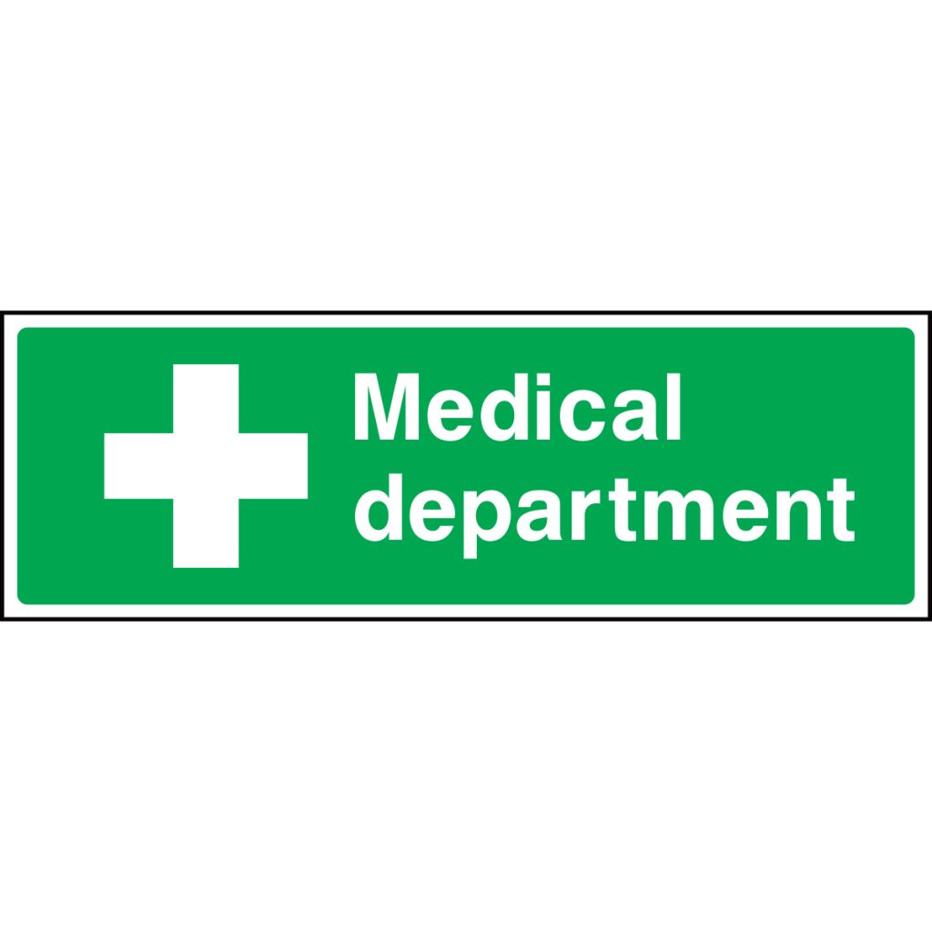 Medical Department Sign | Clinic & First Aid | EU Signs