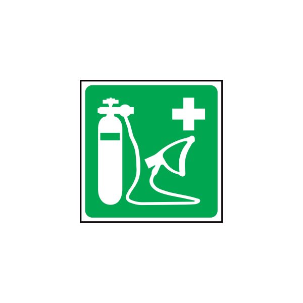 Oxygen Resuscitator Sign | First Aid Emergency Signage